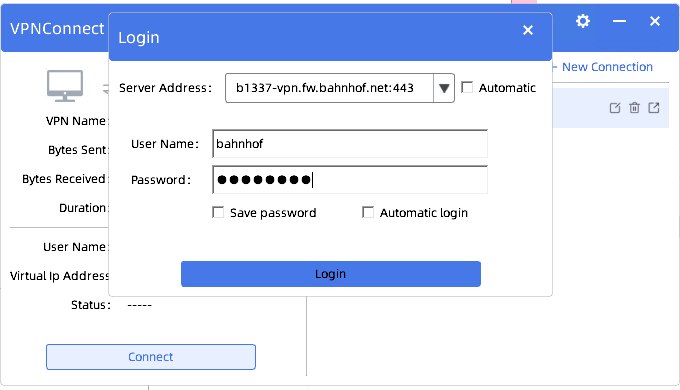 Get started with UniVPN - Bahnhof